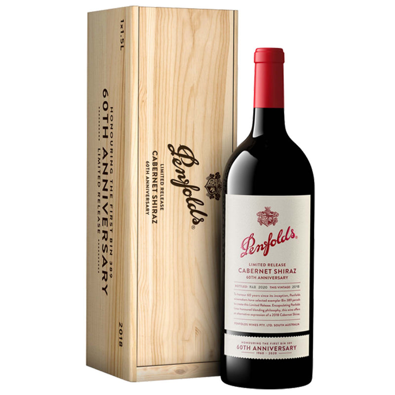 Penfolds 60th Anniversary Limited Release Cabernet Shiraz 2018 (1500ml